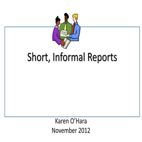 Report writing | RTF