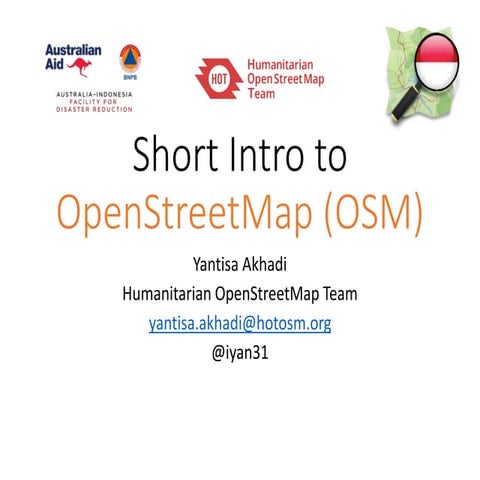 Short Intro to OpenStreetMap | PPTX