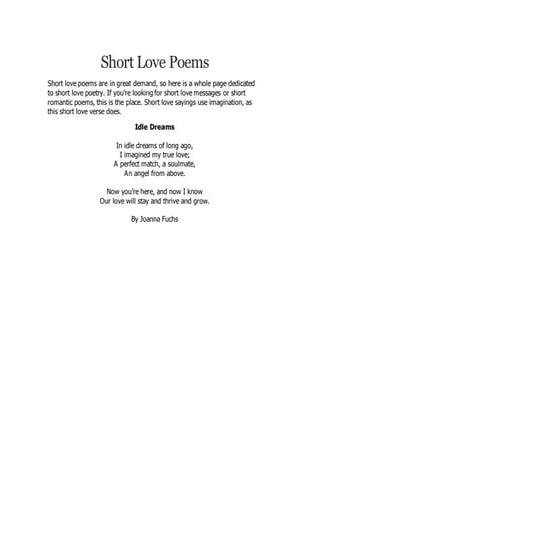 Short Love Poems.docx