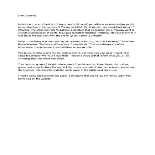 Short paper #3 | DOCX