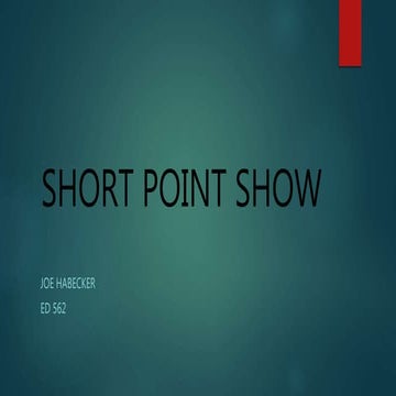 Short point, ed 562 | PPTX