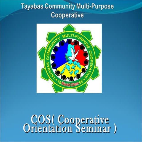 Cooperative Orientation Seminar Presentation | PPT