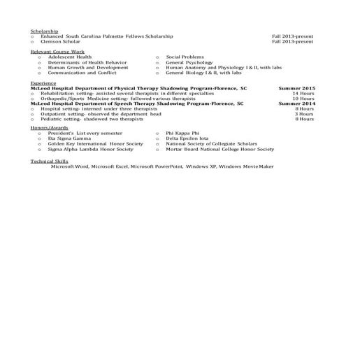 Short resume | PDF