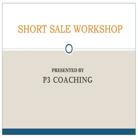 Short Sale Process flowchart | PDF