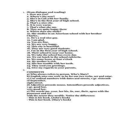 Short Sentences | DOCX | Education