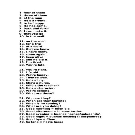 Short Sentences 002 | PDF