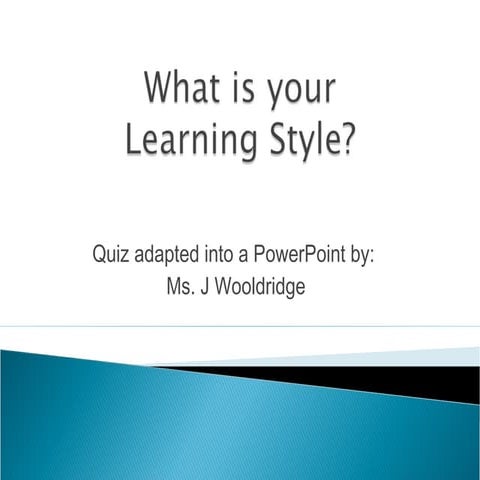 Learning Style Quiz | PPS