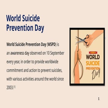 World Suicide Prevention Day 2024 with theme.pptx