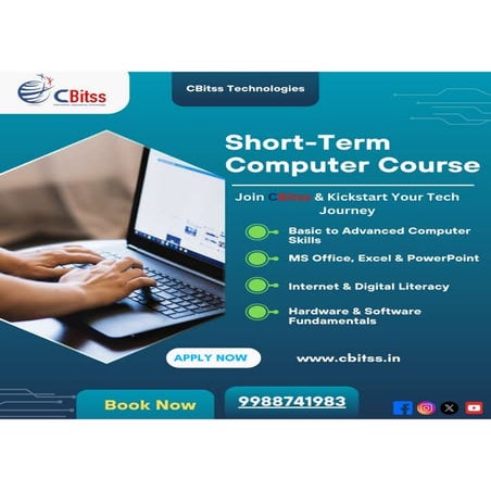 Short-Term Computer Course in Chandigarh | Learn with CBITSS | PDF