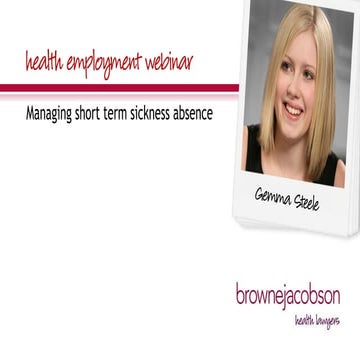 Absence management slides | PPT