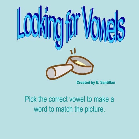 Short vowels | PPT
