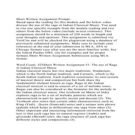 Short Written Assignment PromptBased upon the reading for this .docx