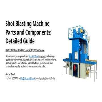 Shot Blasting Machine Parts and Components PPT: Detailed Guide by Airo ...