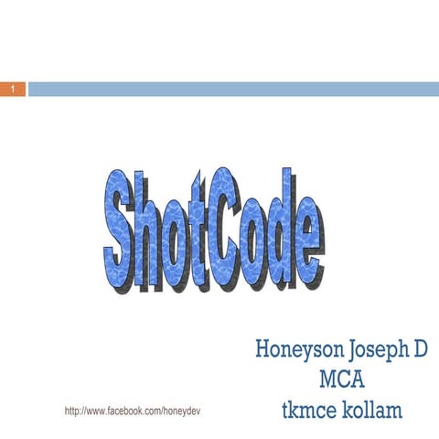 Shotcode | PPT