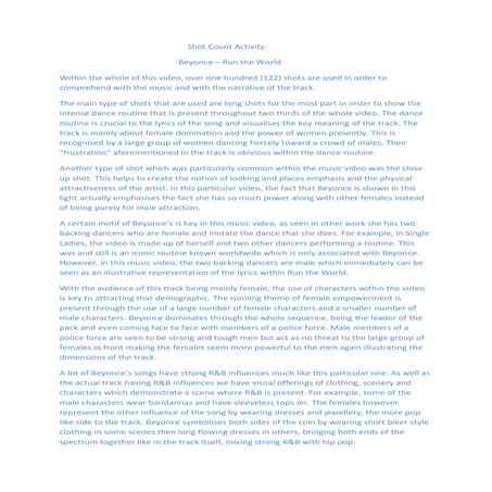 Shot count activity | DOCX