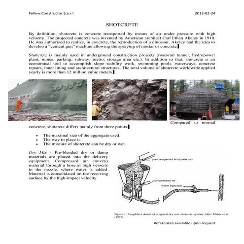Shotcrete | DOC