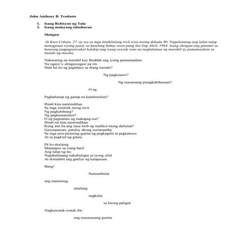 Mga layunin sa pagkatuto sa filipino