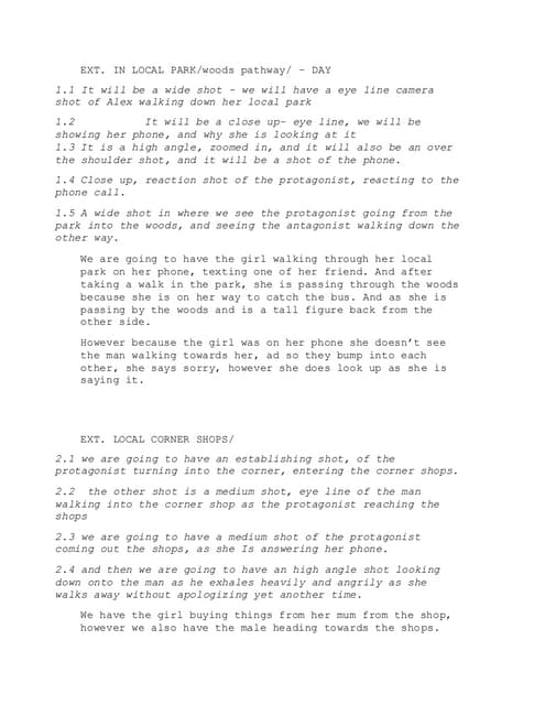 Script Draft - Catherine | PDF