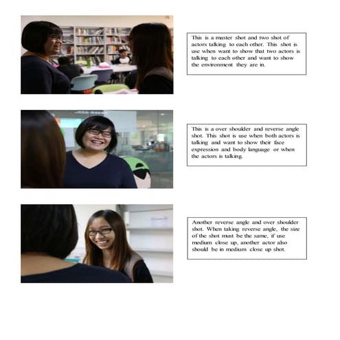 Shot size 1 master shot, reverse angle | DOCX