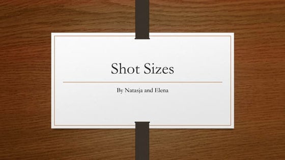 Shot list | PDF