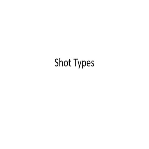 Shot types | PPT