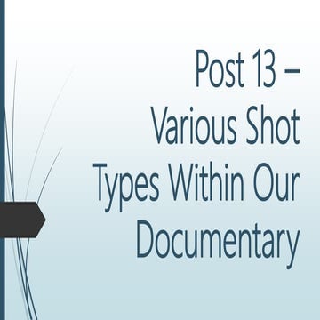 Codes and conventions + type of shots | DOCX