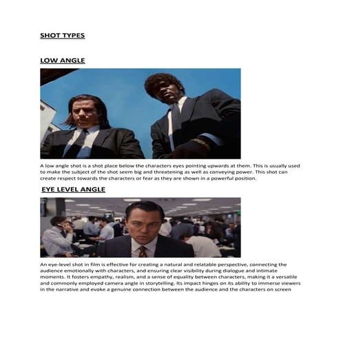 shot types.docxssssssssssssssssssssssssssssssssssssssss | PDF