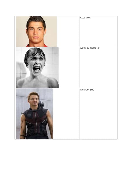 Camera shots and angles used in our film | PPTX