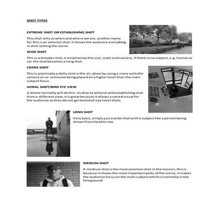 Different types of shots | PPTX