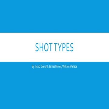 Shot types | PPTX