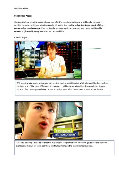 Assets table | RTF | Video Production | Content Production