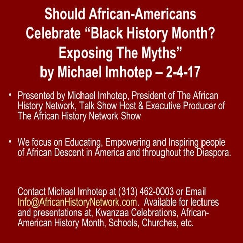 Black history month | PPTX