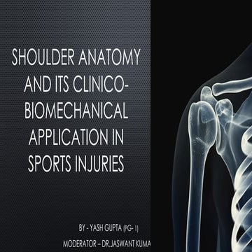 SHOULDER ANATOMY for medical students og | PPTX