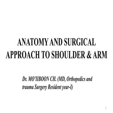 Anastomosis around shoulder joint, anatomy | PPTX