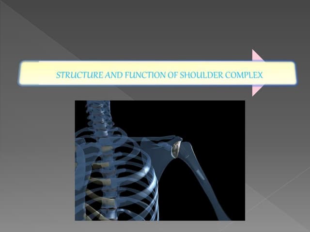 Shoulder biomechanics- Acromioclavicular joint | PPTX