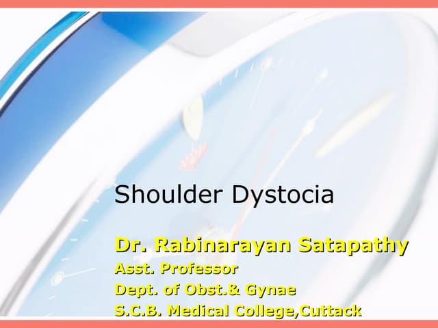 shoulder Dystocia.pptx