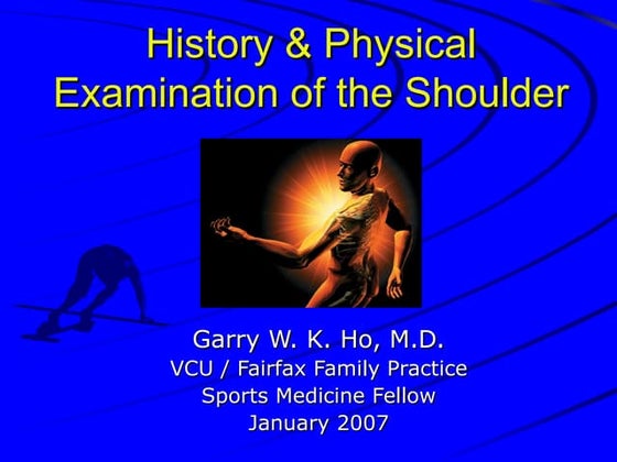 Shoulder examination ppt | PPTX | Death, Injury, or Military Conflict ...