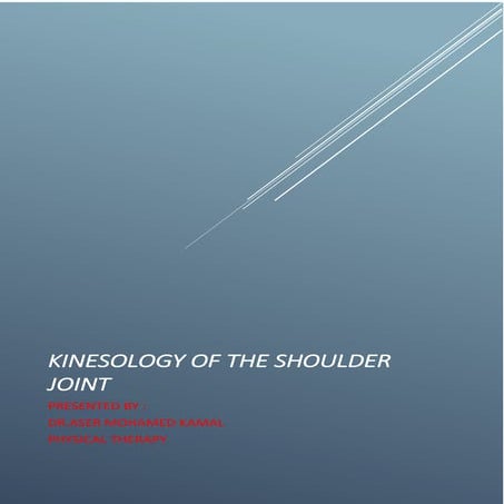 Anatomy of shoulder joint | PPTX