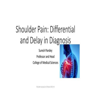 Shoulder pain n delayed diagnosis.pptx