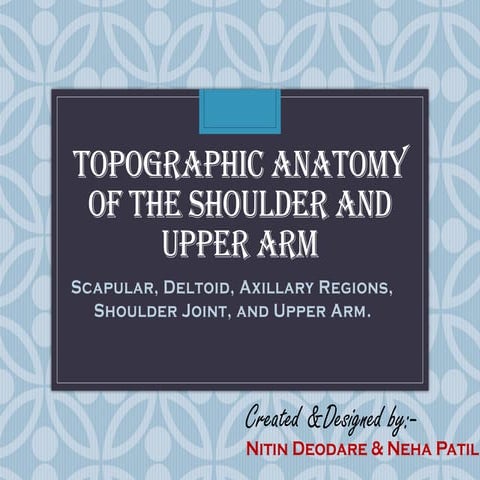 Shoulder PPT (Nitin & Neha).pptx for medical students | PPT