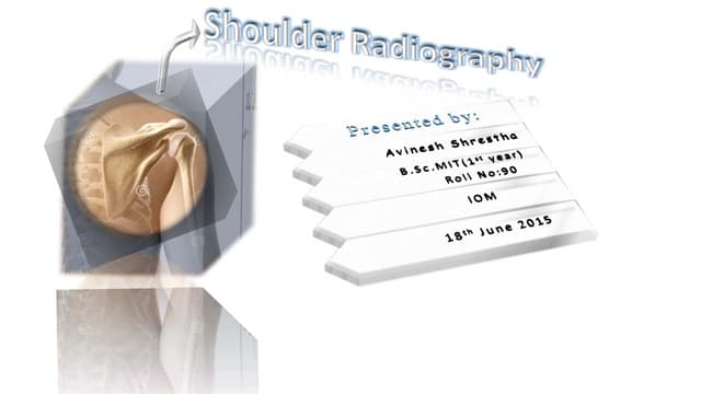 X ray views of shoulder joint and related structures | PPTX