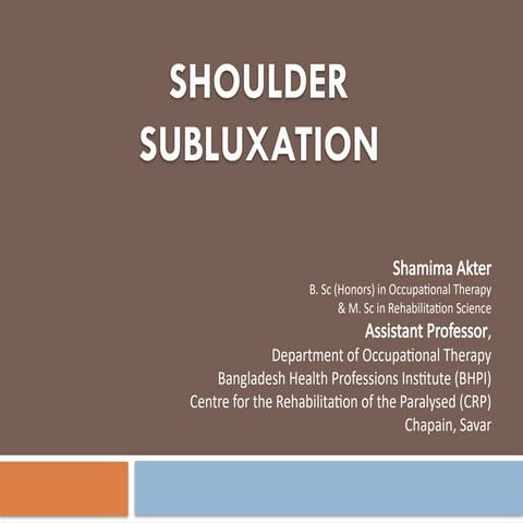SHOULDER SUBLUXATION management in OT.pptx