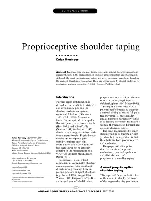 Mcconnell taping technique | PDF