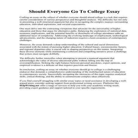 Should Everyone Go To College Essay.pdf