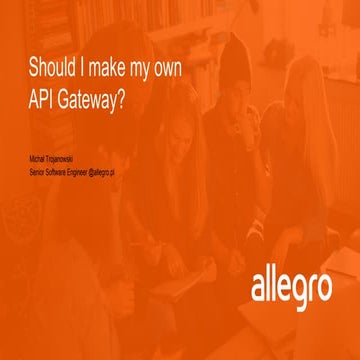 Should I Make My Own API Gateway? | PDF | Cloud Computing | Internet