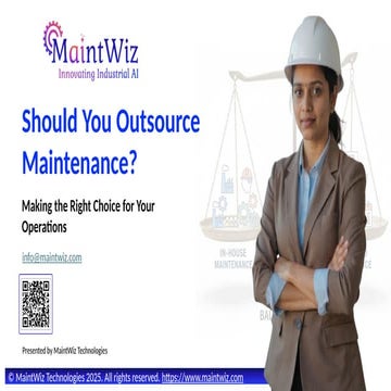 Should You Outsource Maintenance? Pros, Cons & Decision Guide for ...