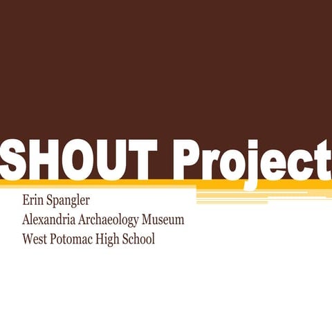 Shout project | PPTX
