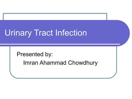 urinary tract infection | PPT