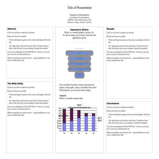 Showcase poster-template | PPT