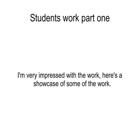 Showcase part one | PPT